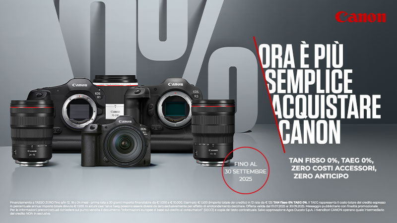 Tasso zero Canon - Ottica Universitaria